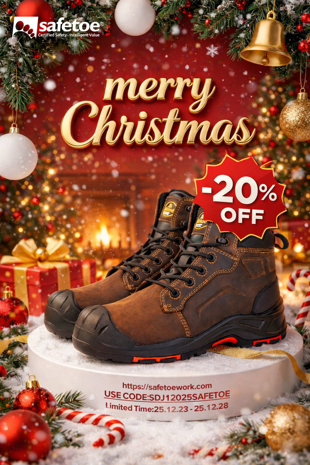 🎄 Merry Christmas from SAFETOE – Safetoe PPE