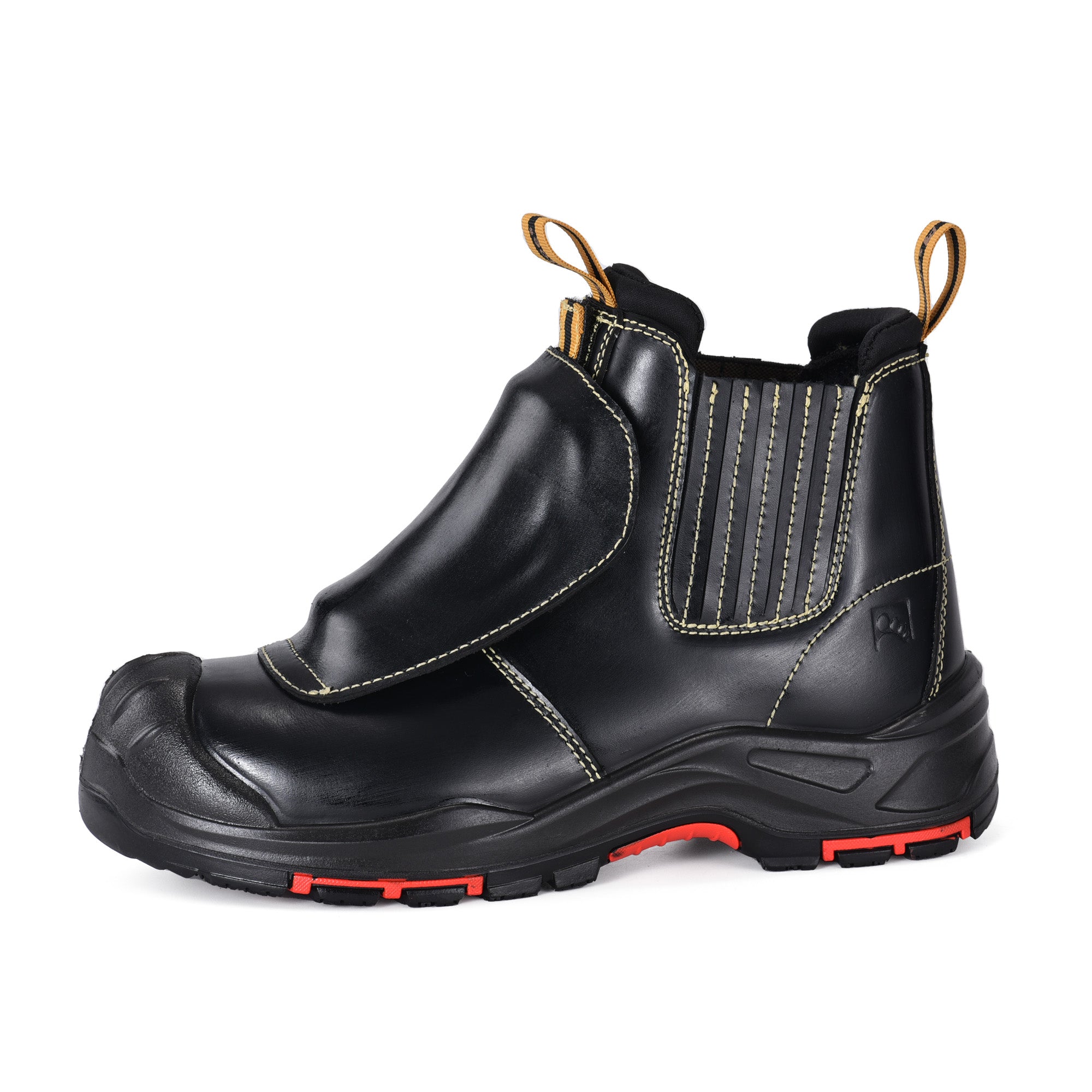 Safetoe Welding Metatarsal Chelsea Work Boots – Spark-Resistant Leathe ...