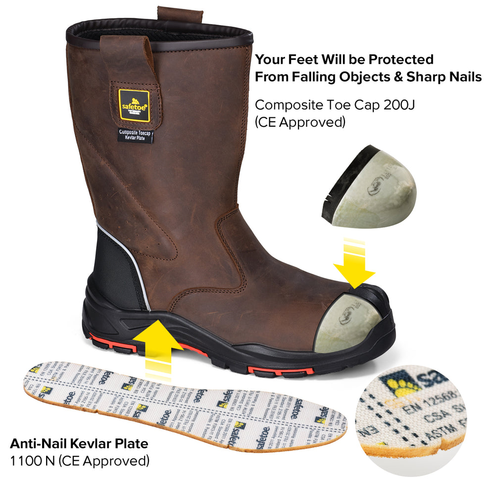 S3 Safety Boots Australia Certified – AS/NZS 2210.3 Composite Toe Weld ...